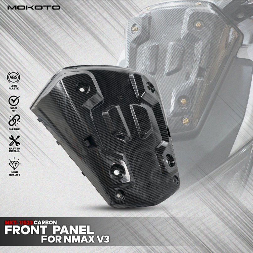 MOKOTO YAMAHA NMAX V3 STANDARD / TURBO TECHMAX FRONT COWLING WINDSHIELD ...