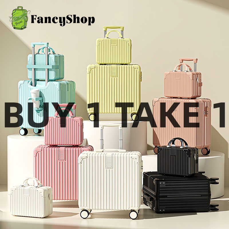 BUY 1 TAKE 1 】18 Inches Luggage Hand Carry Luggage 7kg Carry-on ...