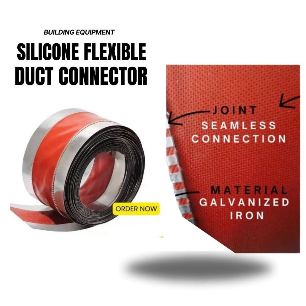Flexible Duct Connector Silicone, for HVAC Systems, Silicone Duct ...