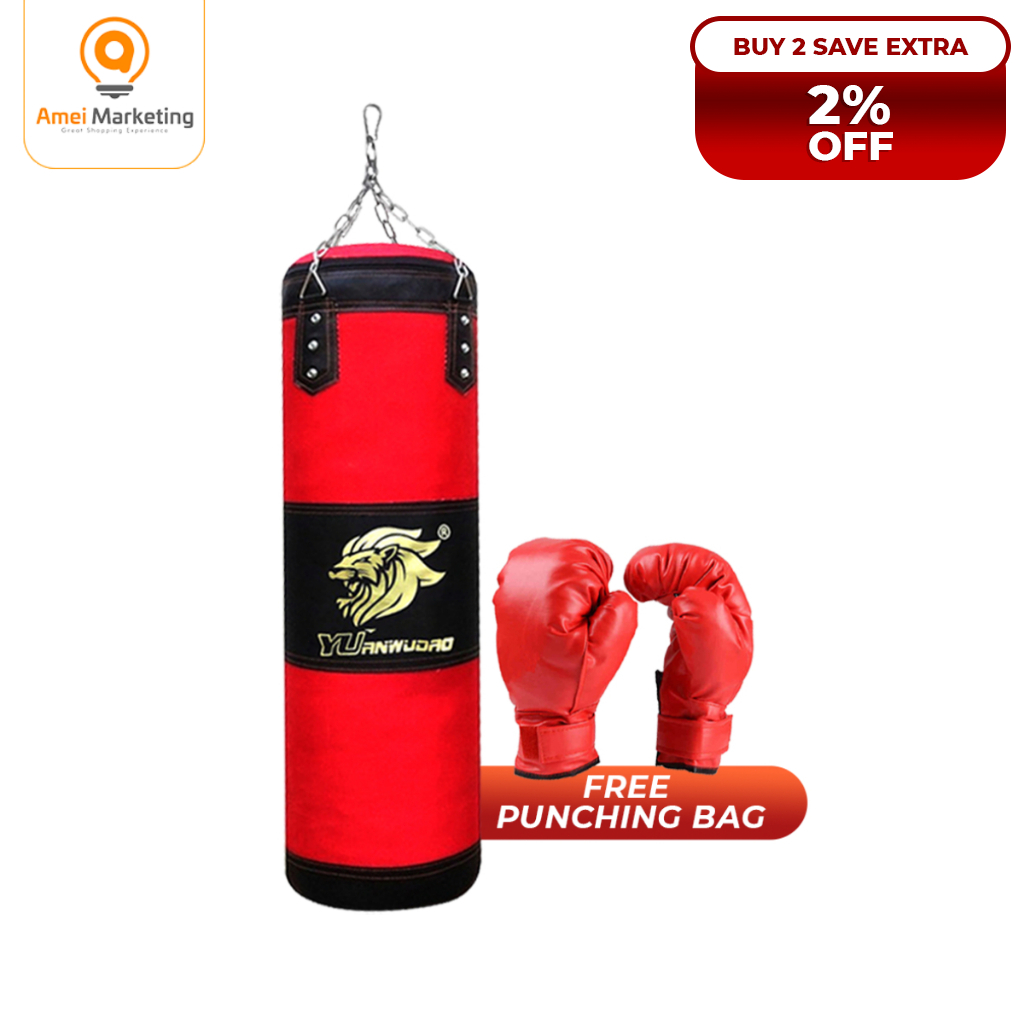 AMEI Boxing Sandbag Punching Bag Heavy Duty Training MMA Karate ...