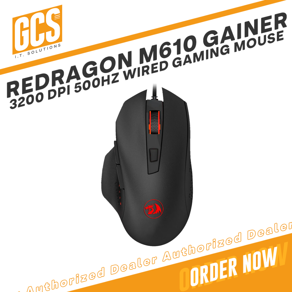Redragon M610 Gainer 3200 DPI Wired Gaming Mouse | Shopee Philippines