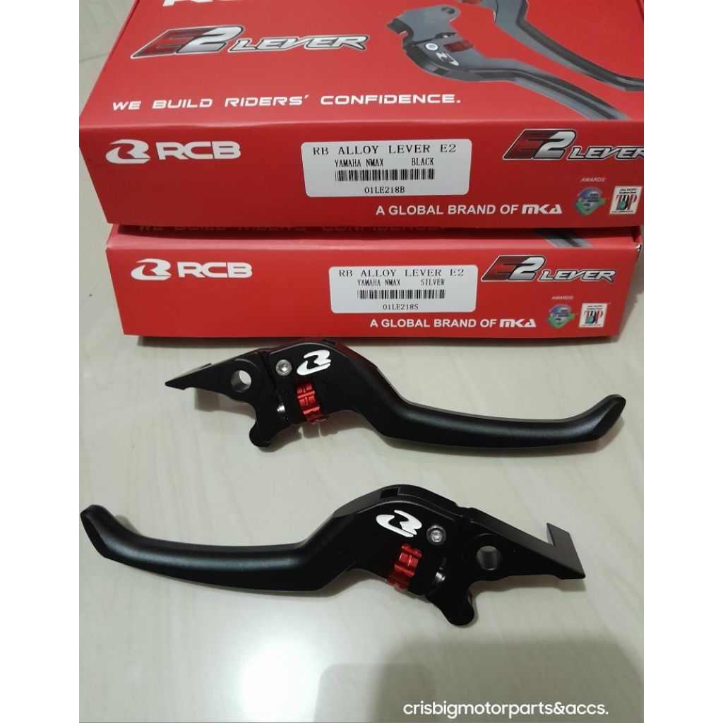 RCB BRAKE LEVER E2 ALLOY ORIGINAL (AVIALABLE FOR) CLICK,NMAX, RS150R ...