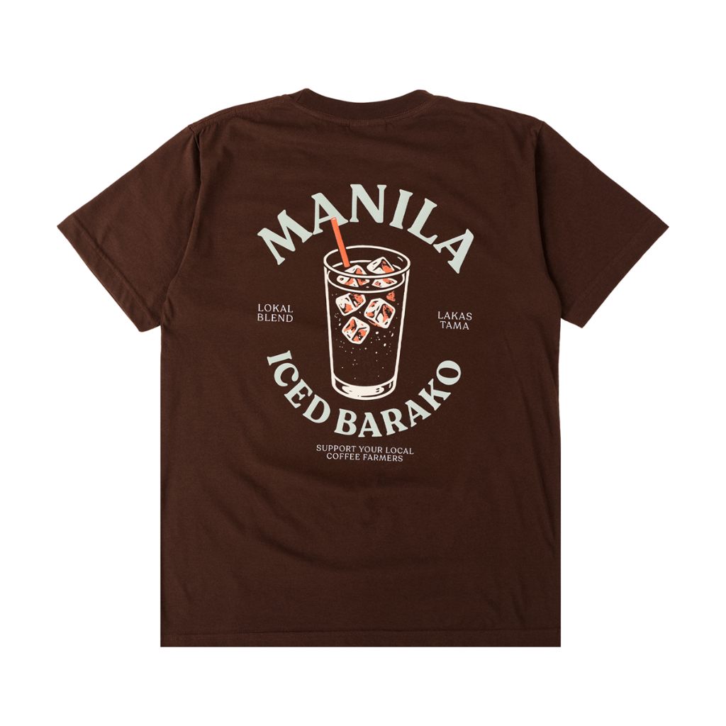 TEAM MANILA BARAKO FEST TSHIRT BROWN | Shopee Philippines