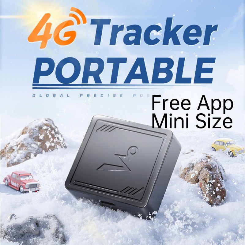 Mini Magnetic 2G 4G Portable GPS tracking device GPS location tracker real-time car truck ...