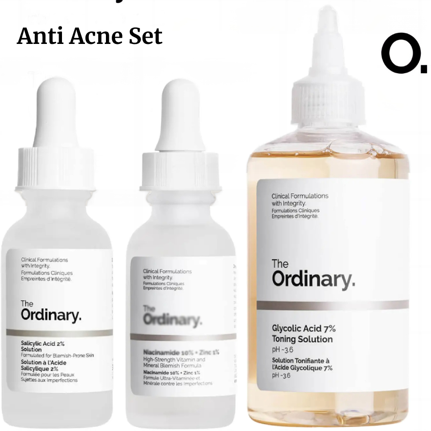 The Ordinary Anti Acne Set (Salicylic Acid 2%, Glycolic Acid 7% ...