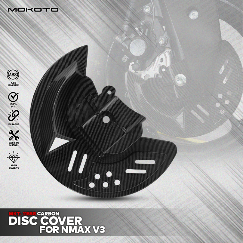 MOKOTO YAMAHA NMAX V3 STANDARD / TURBO TECHMAX FRONT BRAKE DISC COVER ...