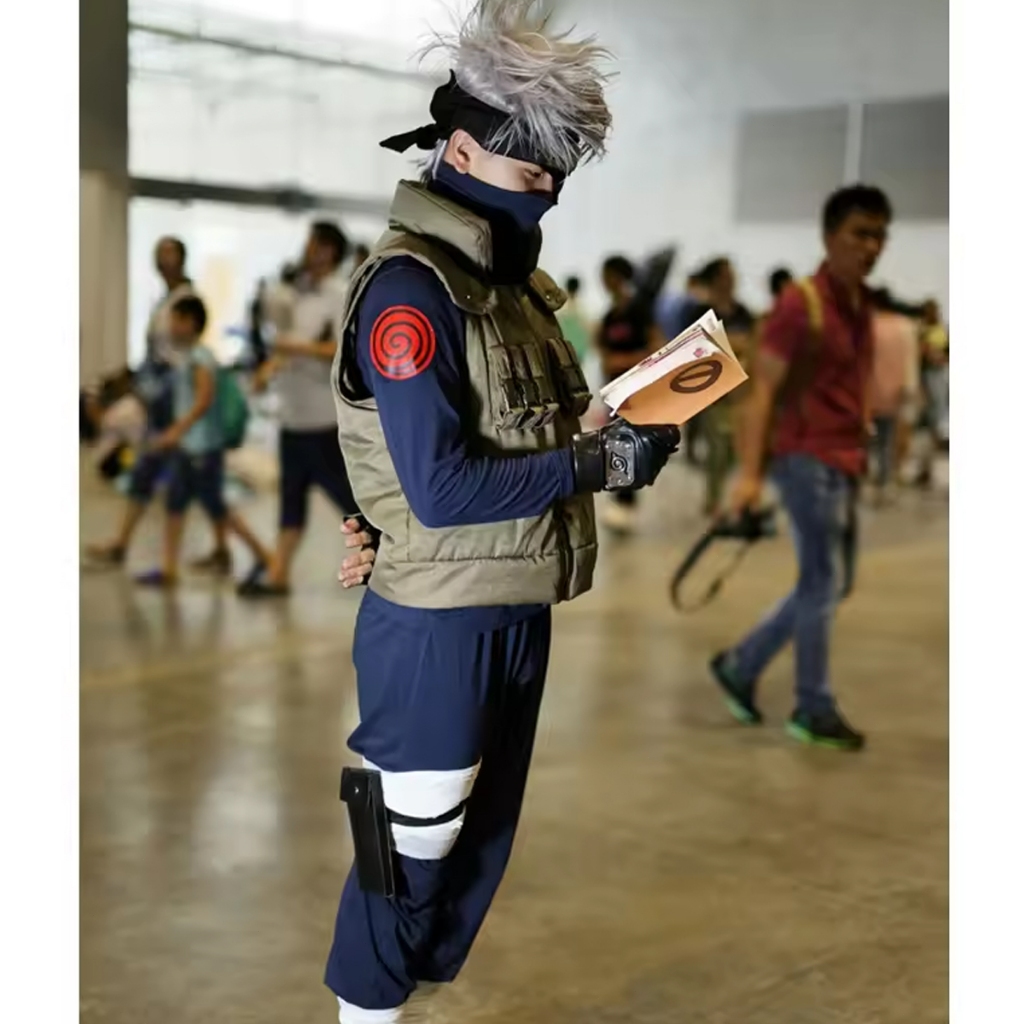 Hatake Kakashi Vest Cosplay Halloween Suit Anime Uzumaki Costume Hatake ...