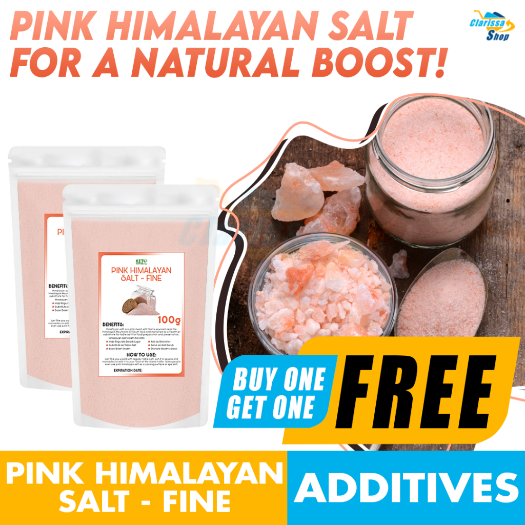 BUY 1 TAKE 1 FINE PINK HIMALAYAN SALT — Salt Substitute, Seasoning ...