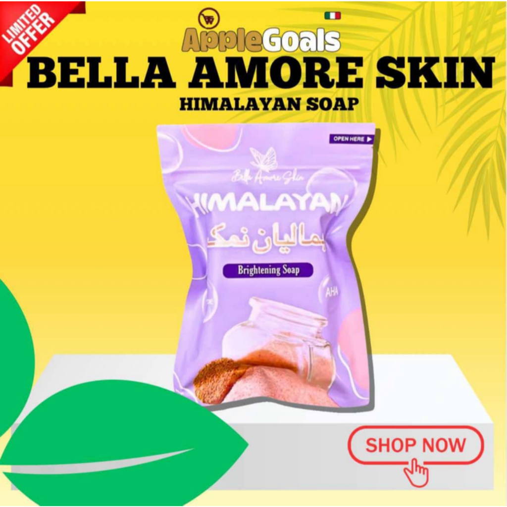 BELLA AMORE SKIN HIMALAYAN SOAP Healing Brightening Rashes Exfoliate ...