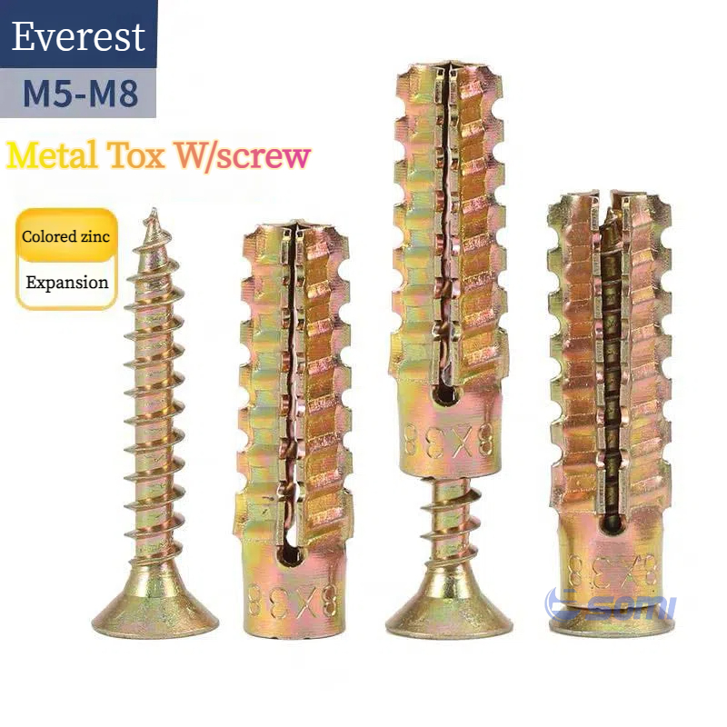 M5 To M8 Steel Expansion Tupe Pipe-Self Tapping Screw Metal Wall Anchr ...