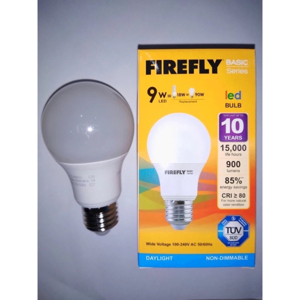 9 WATTS DAYLIGHT FIREFLY LED Light Bulb Non-Dimmable | Shopee Philippines