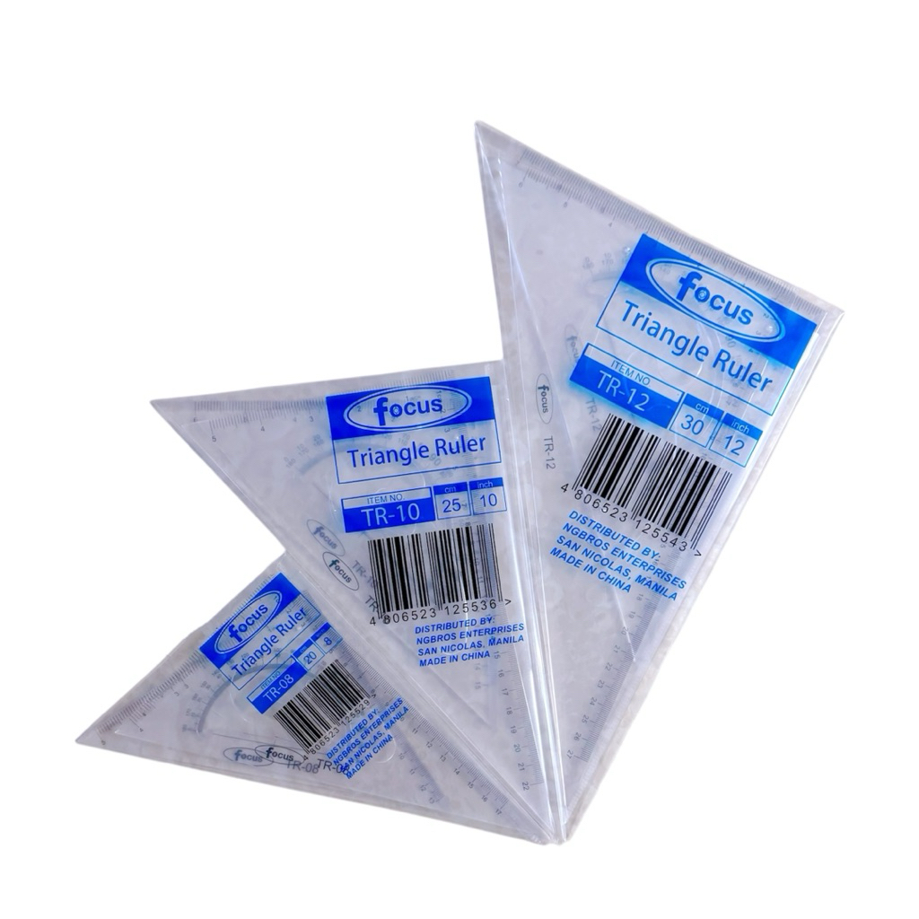 Focus Triangular Ruler Set | Shopee Philippines
