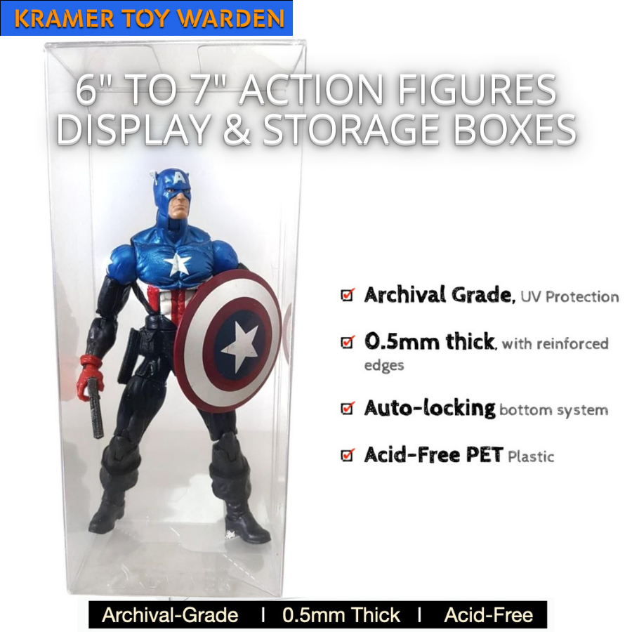 Kramer Pro Display and Storage Boxes for Marvel Legends 6" & 7" Action ...