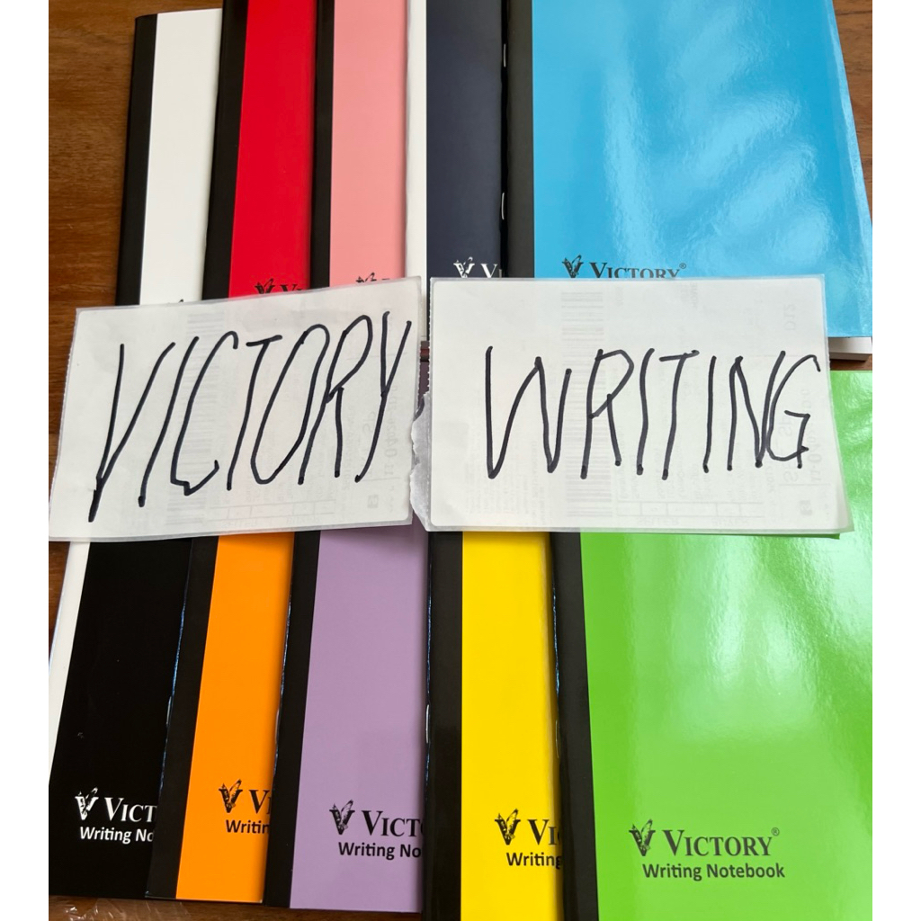 10pcs Victory Writing STAPLED Notebook Grade 3 80lvs Japan paper margin ...
