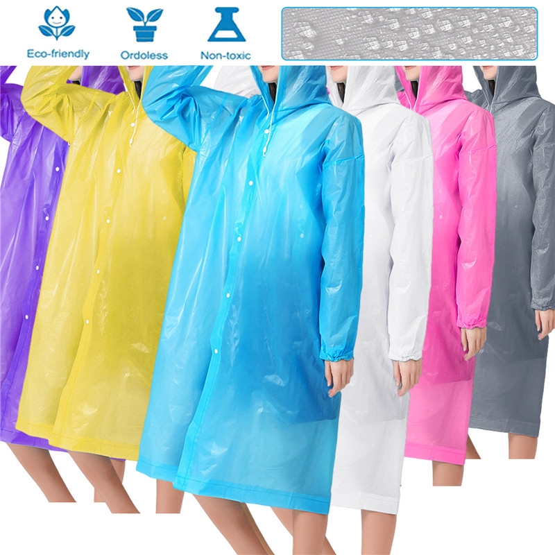 Card Raincoat Disposable Portable Raincoat Whole Body Rain Cover ...