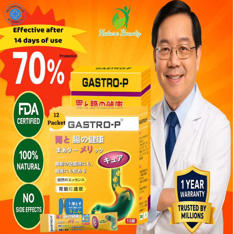 GASTRO-P Herbal Stomach Relief – Soothes Heartburn, Magbuga, and Helps ...