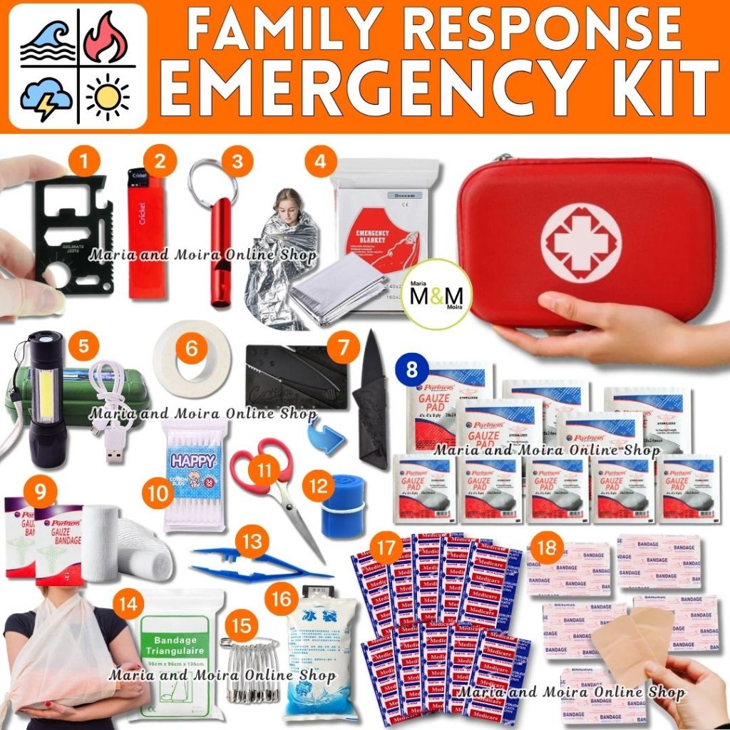 FAMILY RESPONSE EMERGENCY SURVIVAL KIT | Emergency Disaster ...