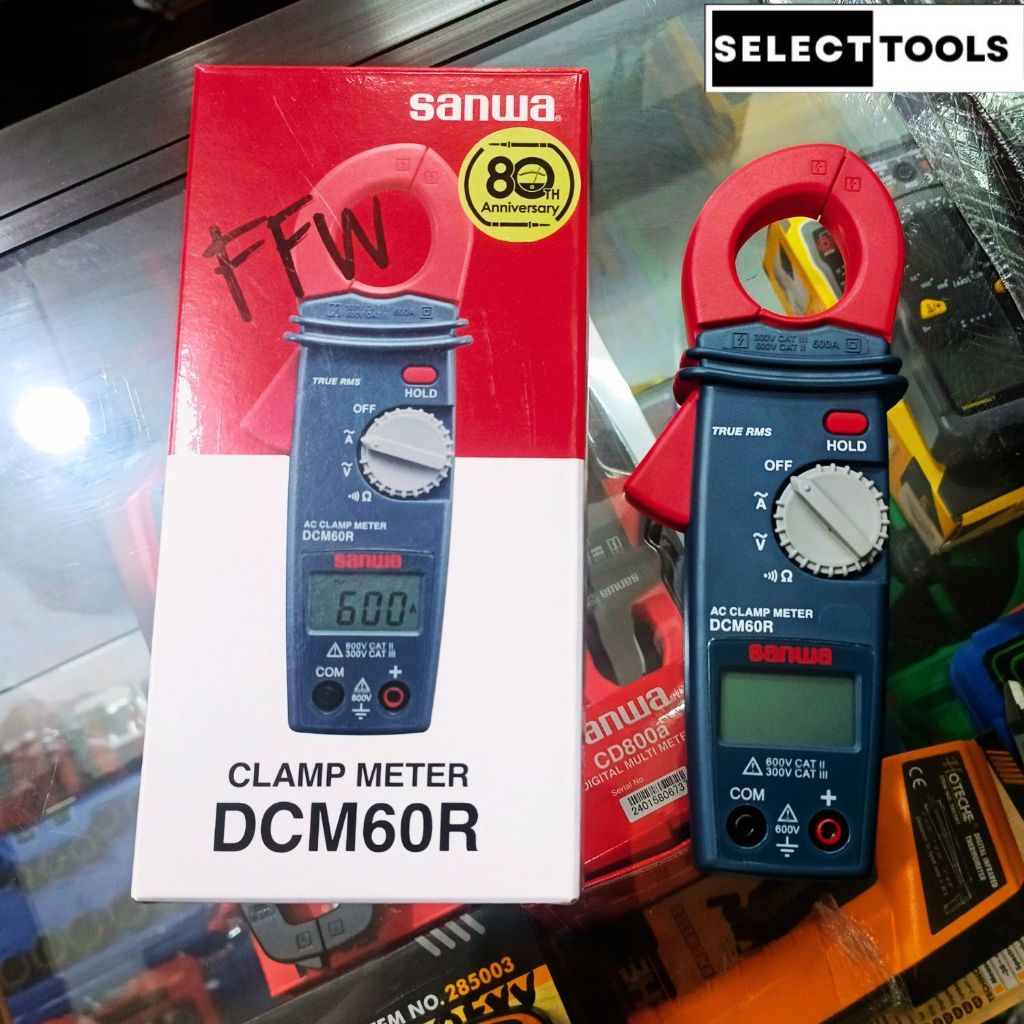 ORIGINAL SANWA CLAMP METER 600A DCM60R | Shopee Philippines