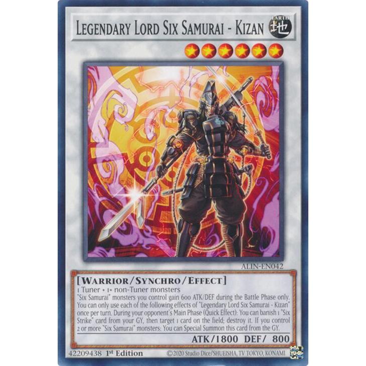 Legendary Lord Six Samurai - Kizan | ALIN-EN042 | Common | Shopee Philippines