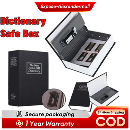 Expose Contains Hidden Book Safe Box Book Safe Passcode Hidden Storage ...