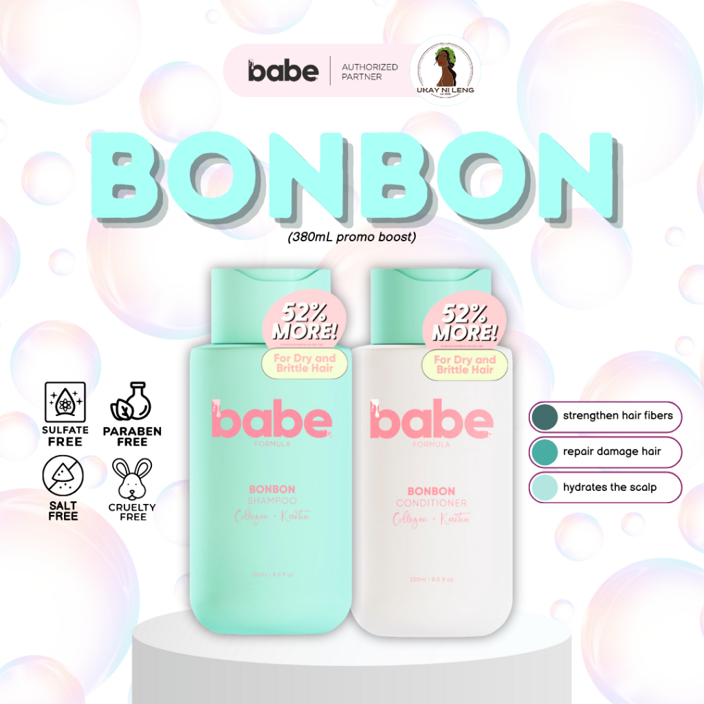 BABE BONBON SHAMPOO AND CONDITIONER BOTTLE REFILL 250mL - Babe Formula ...