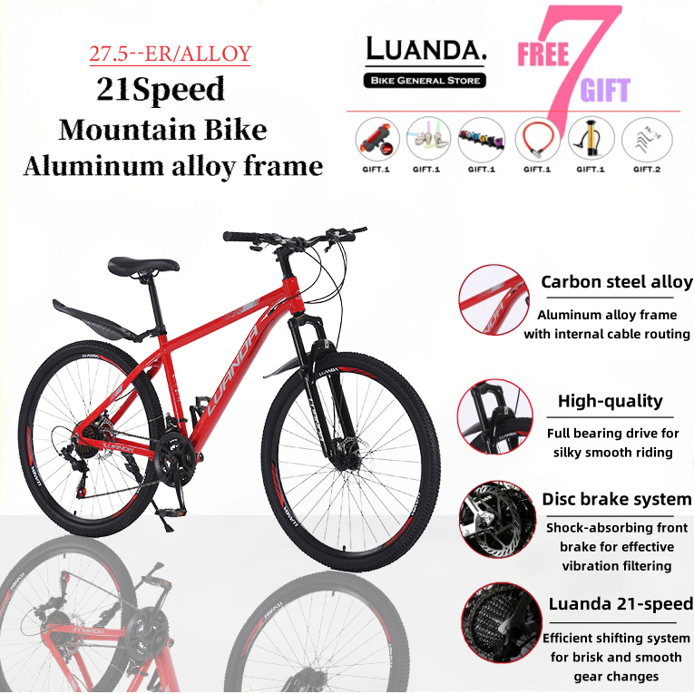 LUANDA Mountain Bike Alloy Mountain Bike 26/27.5 Imitation Carbon Fiber ...