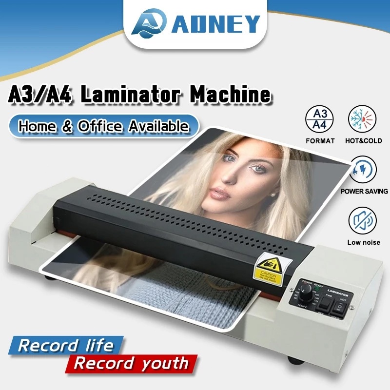 A3/A4 Laminator Machine HOT/COLD/REVERSE 220v Heavy Duty Laminating Machine Hot And Cold ...