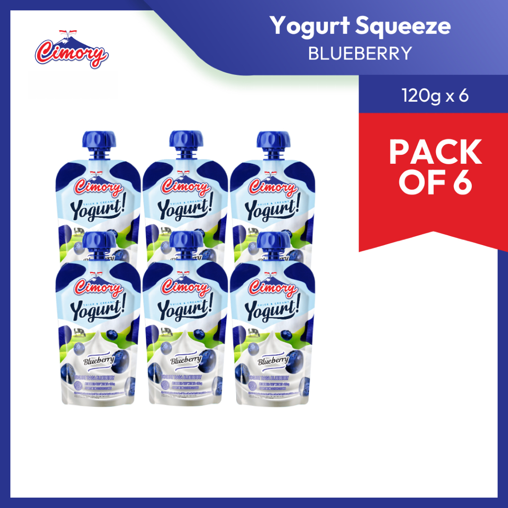 Cimory Yogurt Squeeze 120g - Kids Yogurt Snack (Set of 6s) | Shopee ...