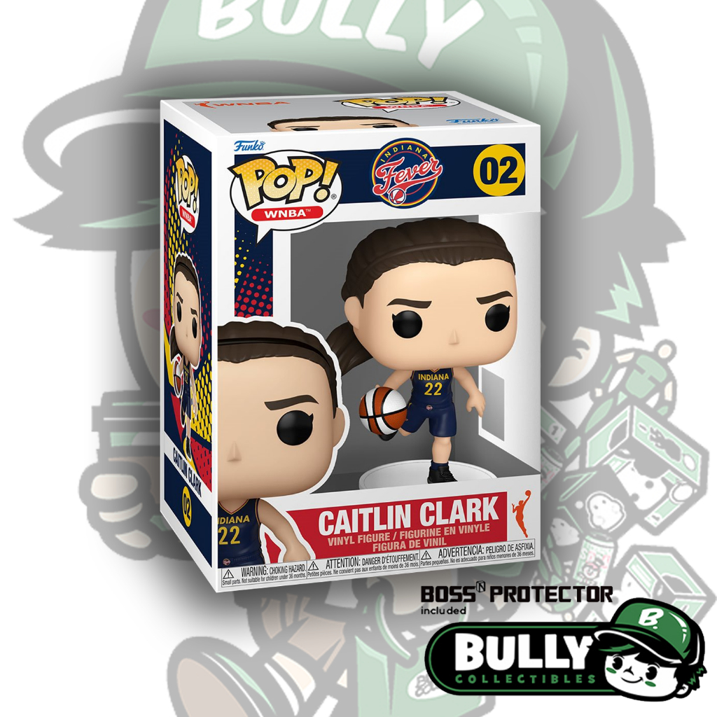 Funko POP! WNBA: Fever - Caitlin Clark 02 With Boss Protector | Shopee ...