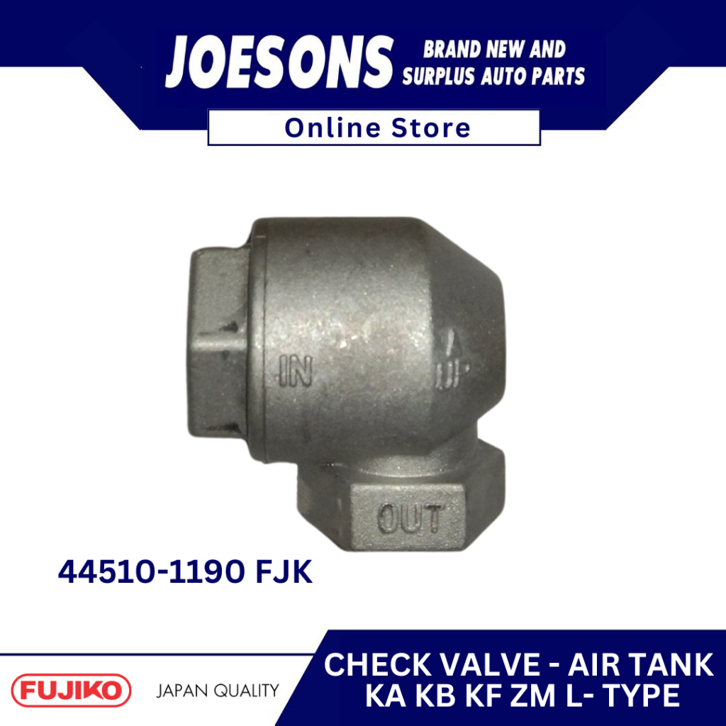 CHECK VALVE - AIR TANK KA KB KF ZM L- TYPE FUJIKO 44510-1190 FJK ...