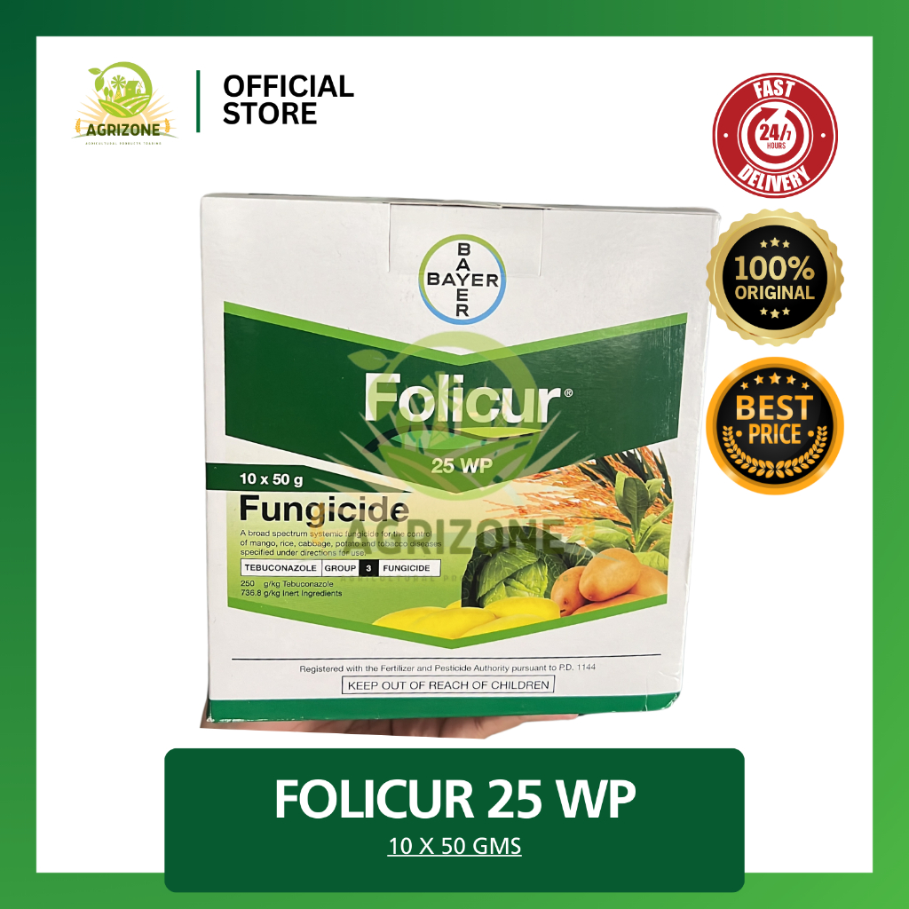 BAYER FOLICUR Fungicide 10x50g | Shopee Philippines