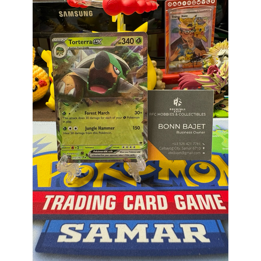 Pokemon TCG - TORTERRA ex 012/162 Double Rare - Temporal Forces | Shopee Philippines