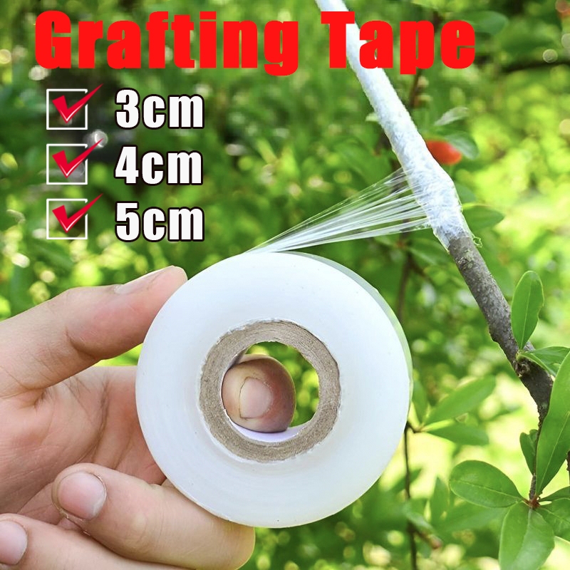 200M PE Grafting Tape Film Self-adhesive for Fruit Tree Grafting Supplies Stretchable Gardening ...
