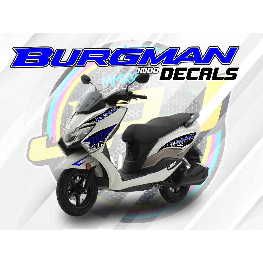 Burgman INDO Decals - High Quality Sticker | Shopee Philippines