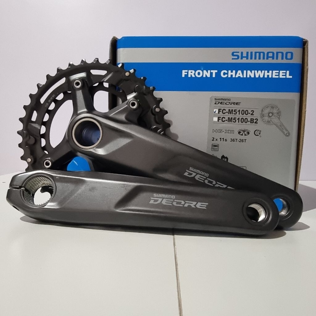 Shimano Deore FC-M5100 2x11/10 Speed 36T-26T 170mm. | Shopee Philippines