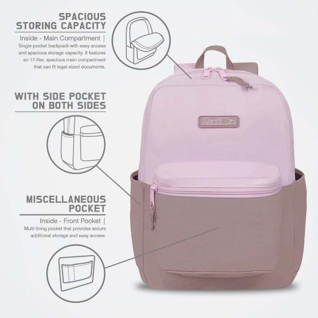 SALE ORIGINAL Hawk 5956 Backpack with Side Pocket | Shopee Philippines