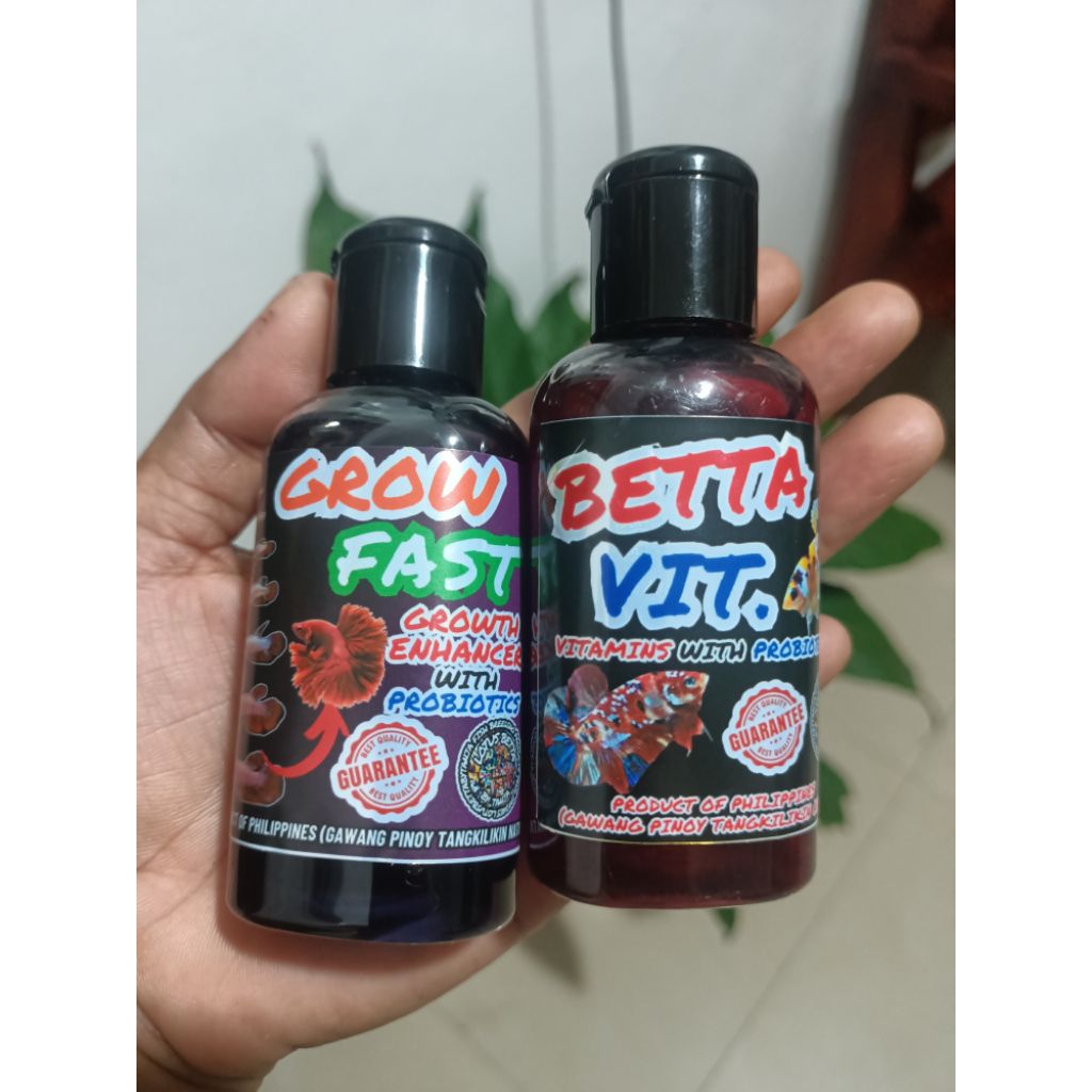 BETTA VIT. AND GROW FAST BETTA GROOMING DROPS (LOTUSBETTA) | Shopee ...