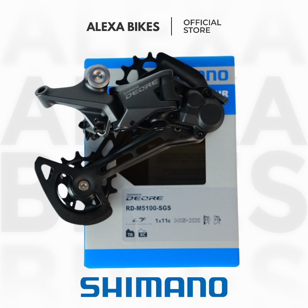 SHIMANO MTB DEORE RD-M5100SGS 11SPD LONG CAGE | ALEXA BIKES | Shopee ...