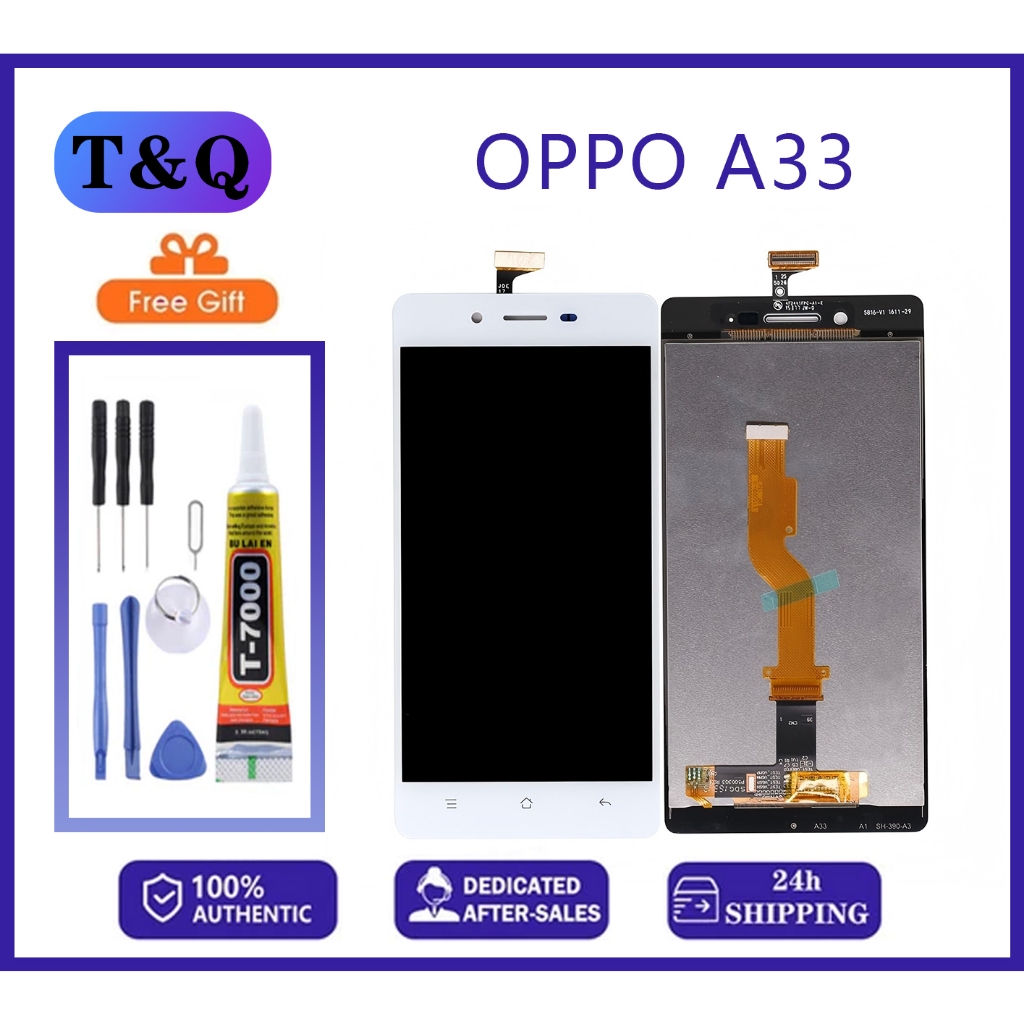 For OPPO A33/A33F LCD Display Touch Screen Digitizer Full Assembly ...