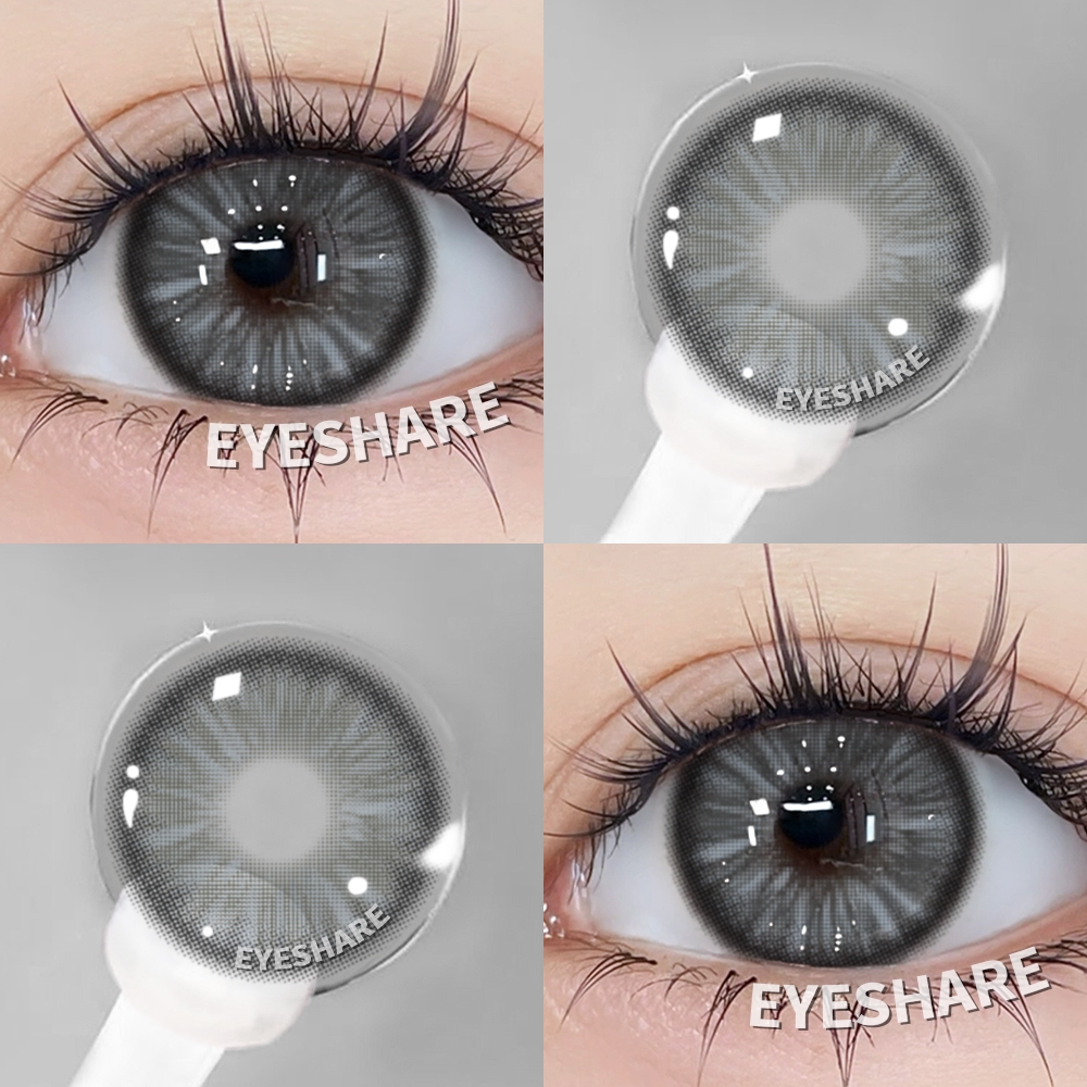 New product Eyeshare Florence Contact lens gray brown big eyes lens 14 ...
