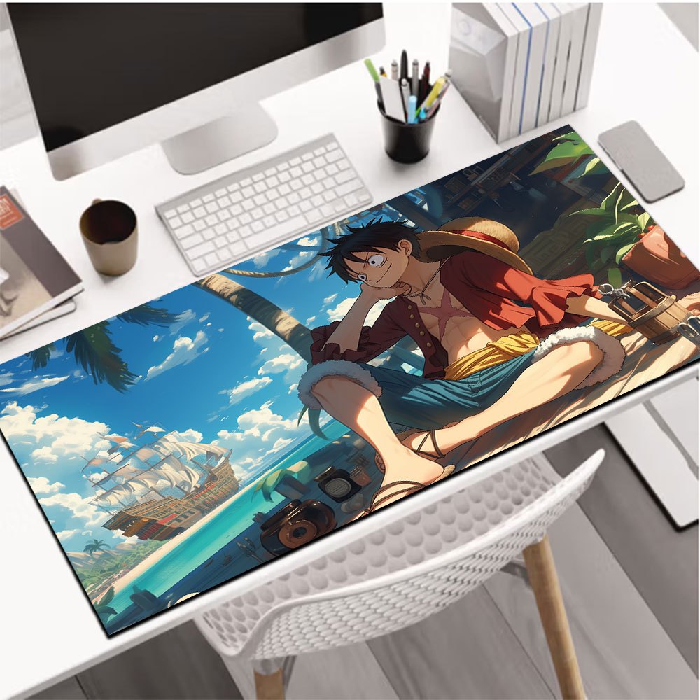 1pc Monkey D Luffy Large Mouse Pad computer mat desk Anti slip Desk Mat ...