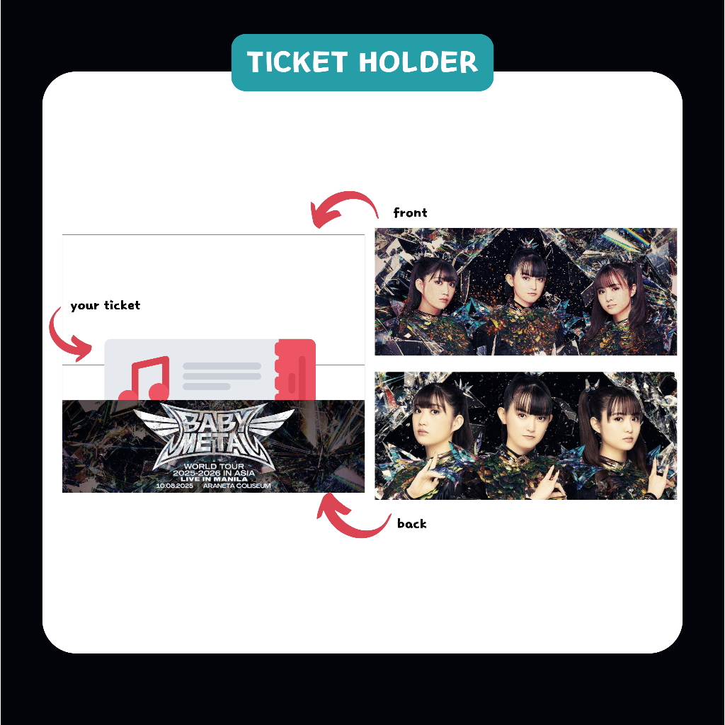 BABYMETAL WORLD TOUR 2025-2026 IN ASIA LIVE IN MANILA Concert Ticket ...