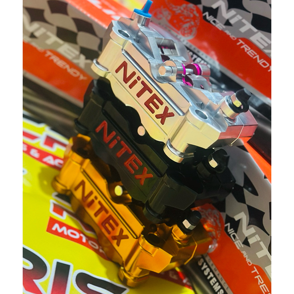 NITEX 4 POT CALIPER FOR XMVR1 SHOCK SNIPER 150/155 | Shopee Philippines