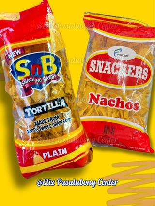 SNB TORTILLA 500G & SNACKER'S NACHOS PLAIN 500G | Shopee Philippines
