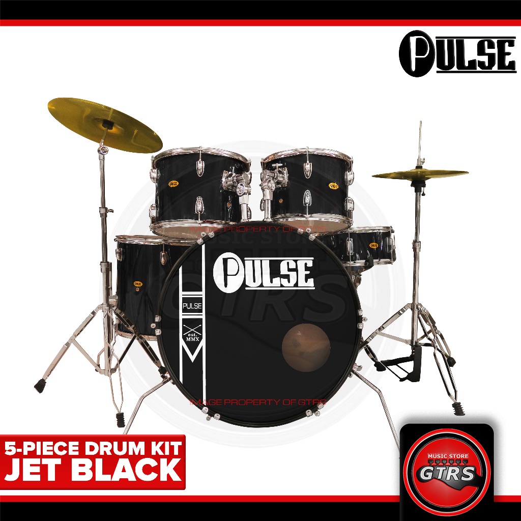 Pulse 5-Piece Drum Set with free Drumstick | Shopee Philippines
