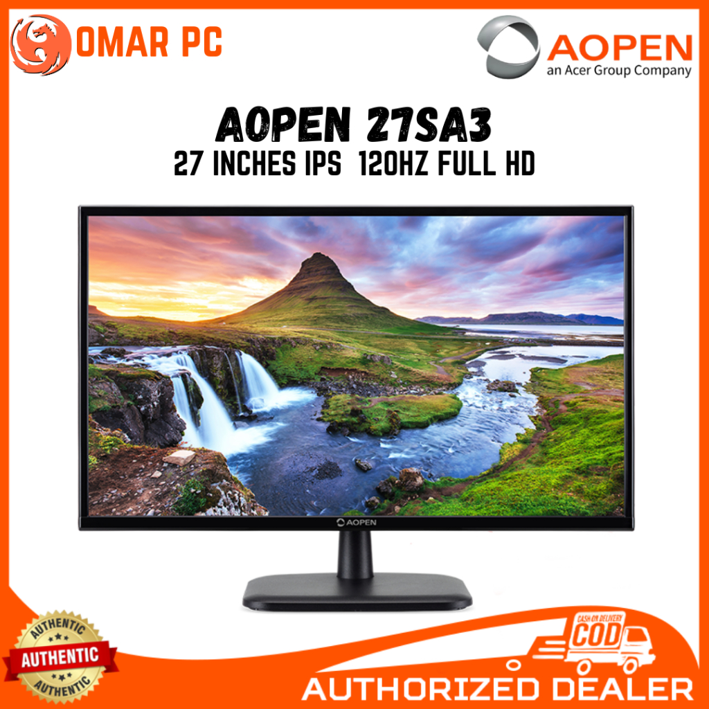 AOPEN 27SA3 27"IPS FHD 120HZ | 24CL1Y 24"IPS FHD 120HZ I | 22CV1Q 22" IPS 1OOHZ FHD MONITOR ...