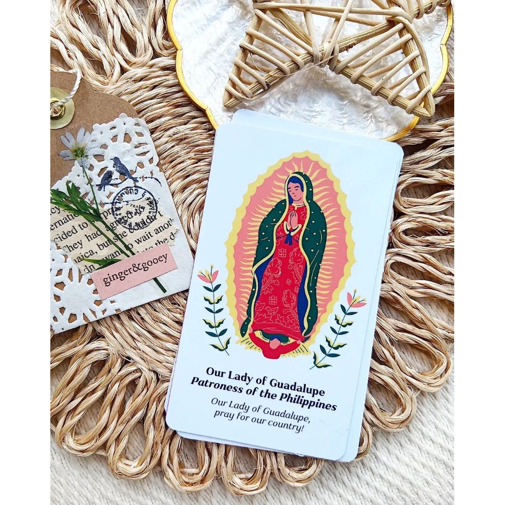 Our Lady of Guadalupe prayer card • stampita | Shopee Philippines