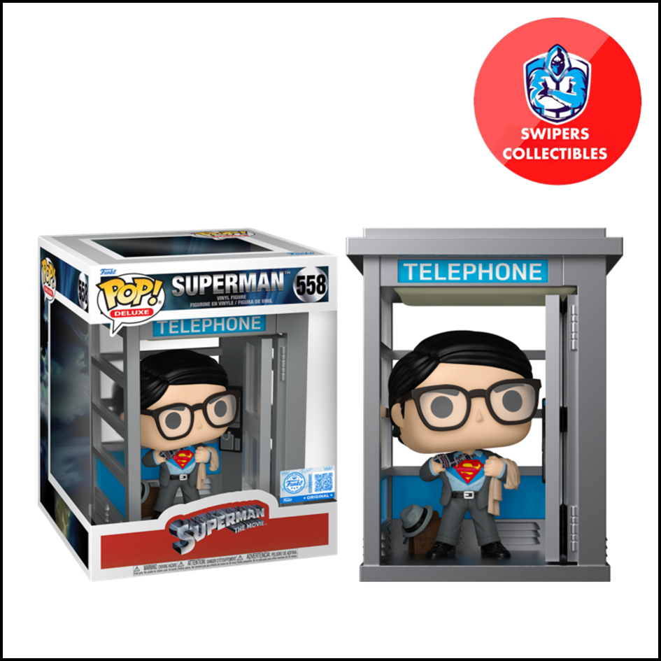 Funko Pop Superman in Phone Booth 6 Inch Deluxe | Shopee Philippines