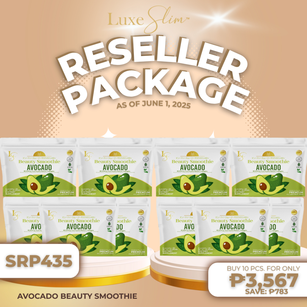 LUXE BEAUTY SMOOTHIE AVOCADO BUNDLE (10 POUCH) | Shopee Philippines