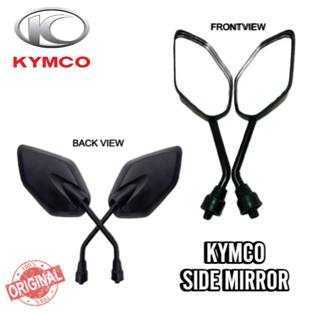 KYMCO SUPER Z 150 - Motorcycle Side Mirror ( STOCK TYPE ) 052 Long Stem ...
